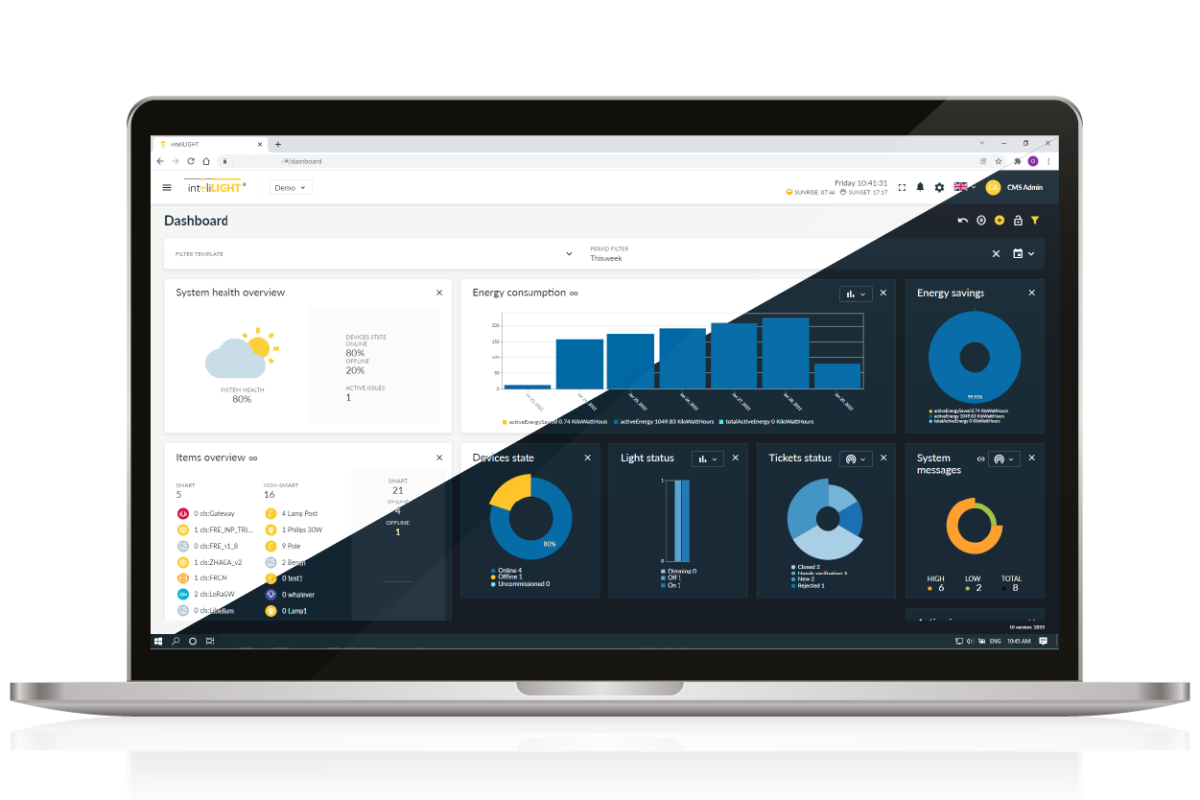 inteliLIGHT® StreetLight Control Software - Remote Management Software